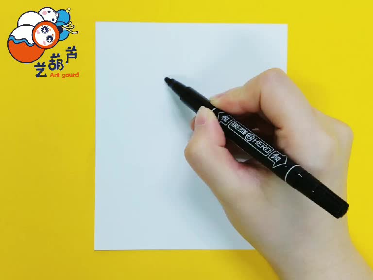 #简笔画# 可爱的小松鼠