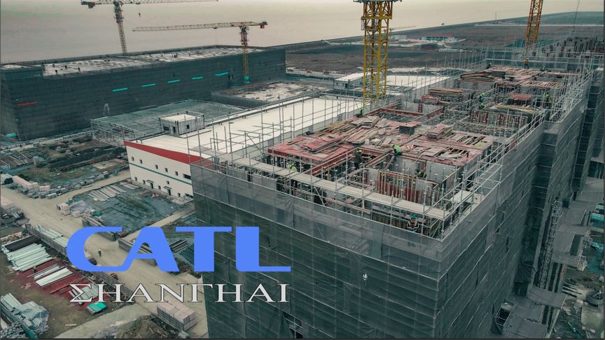 【宁德时代上海】进入2023年 宁德时代上海工厂建设更新\4K