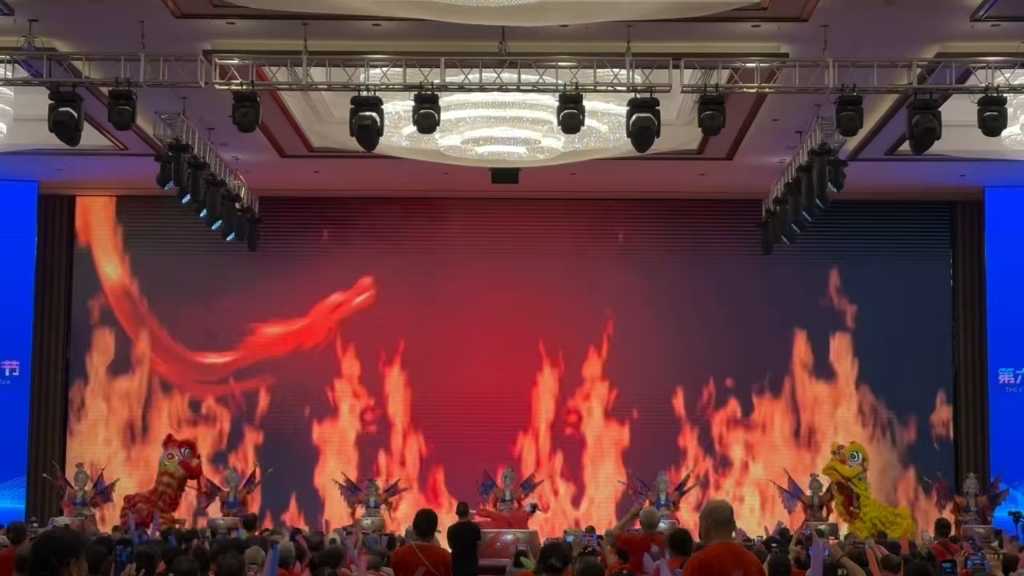 鼓舞盛世华章,狮舞吉祥如意!重庆年会舞狮鼓舞开场表演!