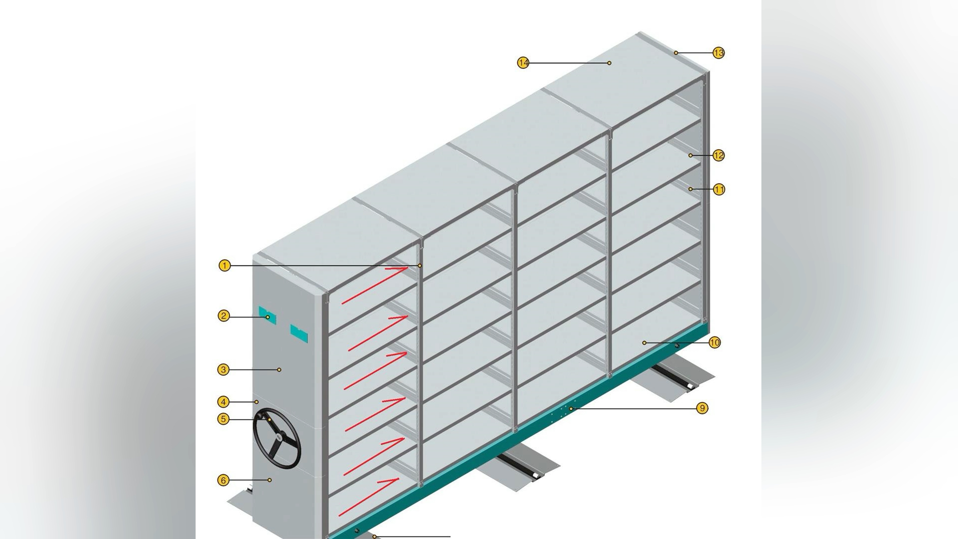 档案室的布置与档案排架