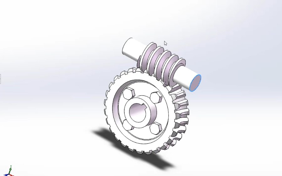 基于VB.NET创建蜗轮蜗杆的SolidWorks的二次开发