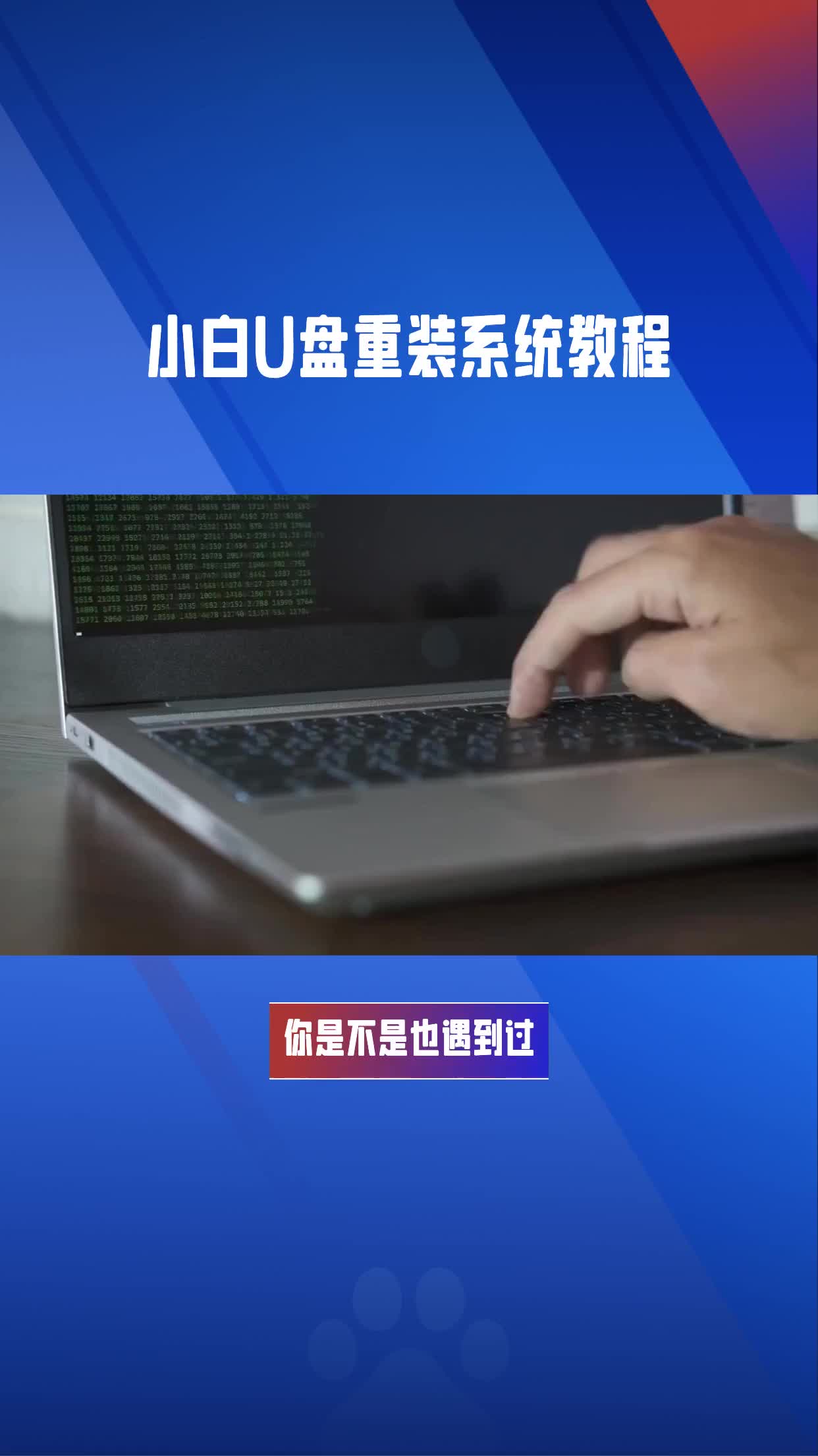 淘汰老旧硬盘,用小白U盘3步重装系统(附工具包下载)