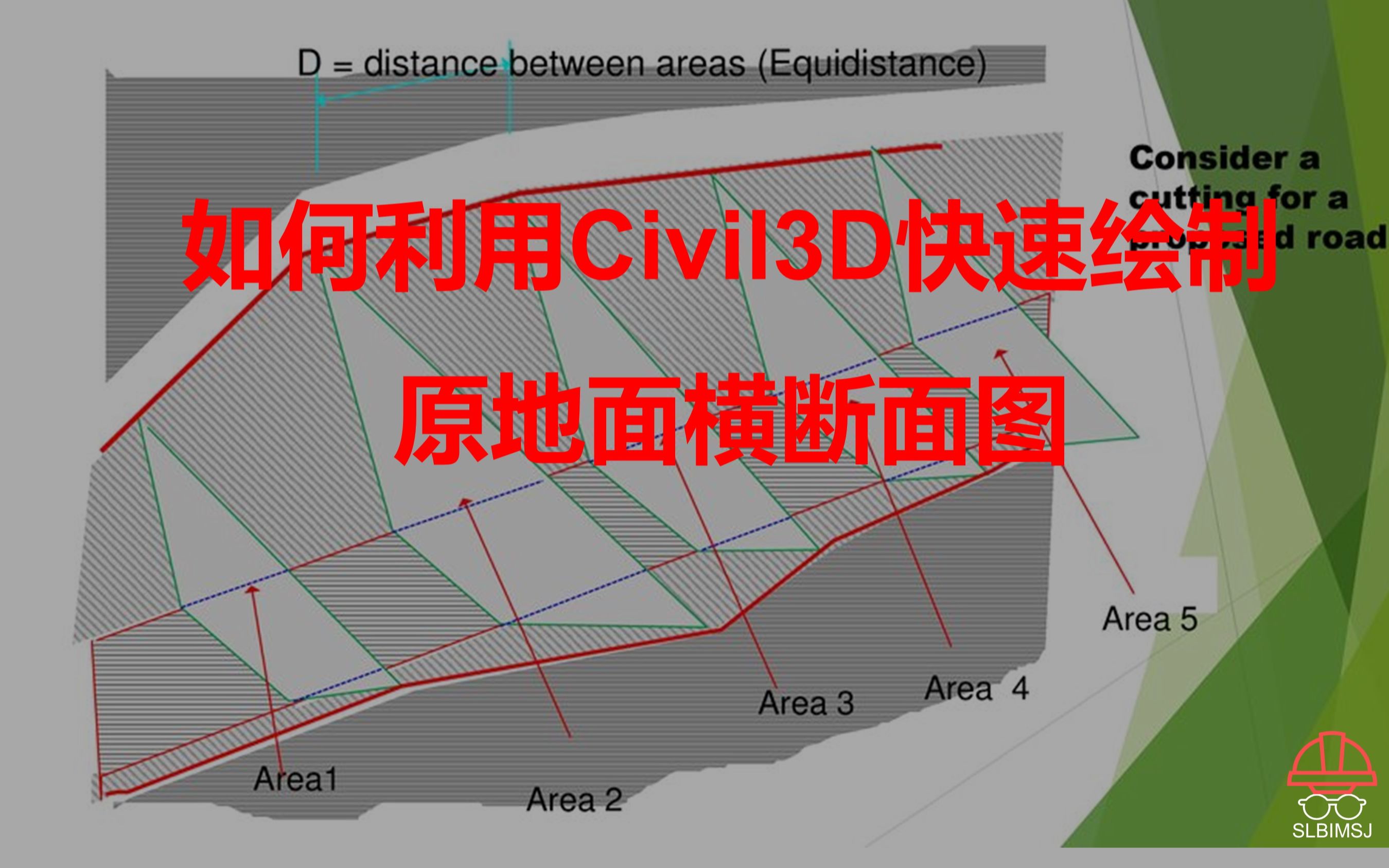 如何利用Civil3D快速绘制原地面横断面图