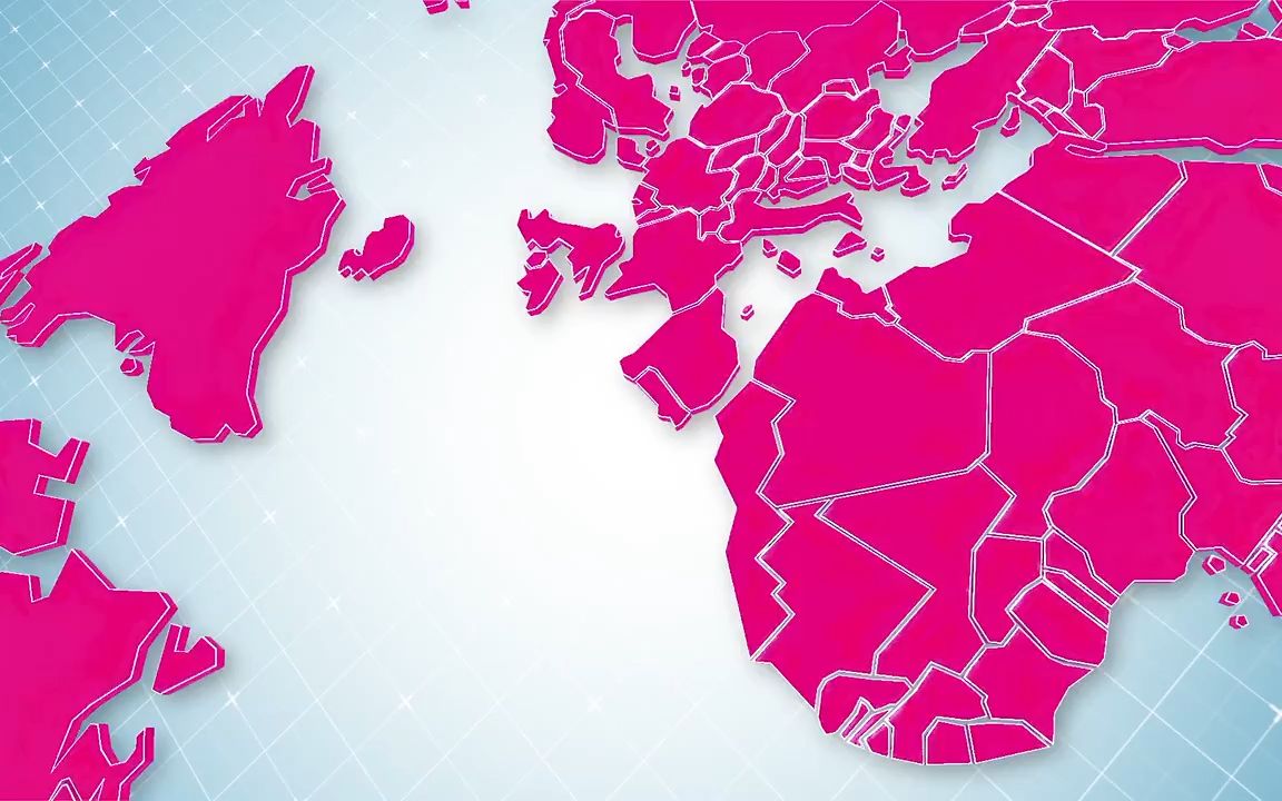 世界地图标志fcpx视频模板