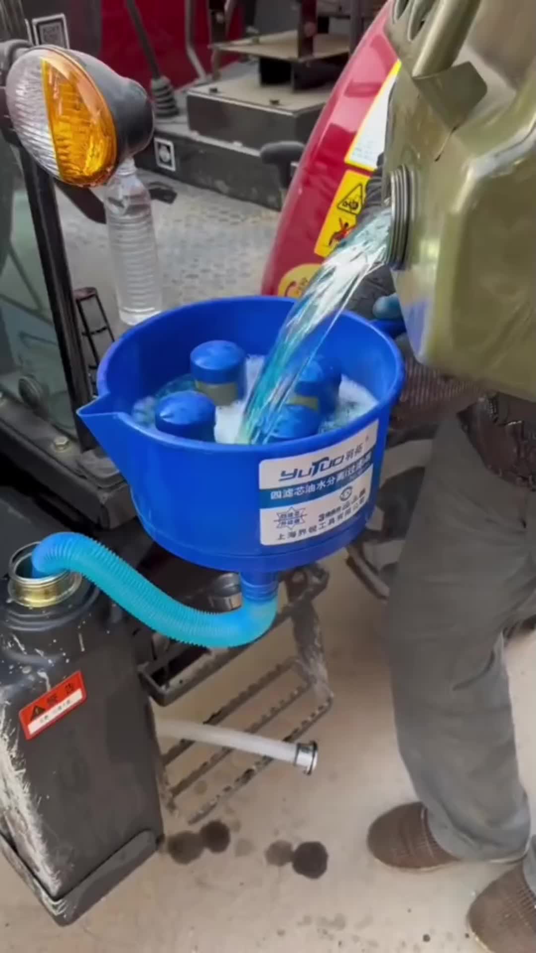 油水分离器,可以有效的过滤柴油中的杂质水分等#强烈推荐 #油水分离...