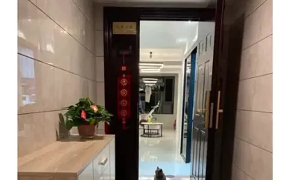 有没有和我家户型一样,进门直接就是客厅和餐厅,没地方做鞋柜的朋友,...