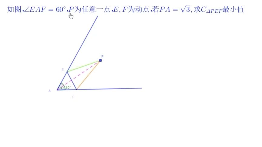 #数学思维#数学 将军饮马模型之两动一定模型