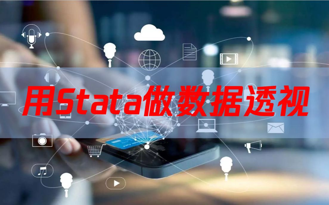 用Stata实现数据透视(分类汇总)