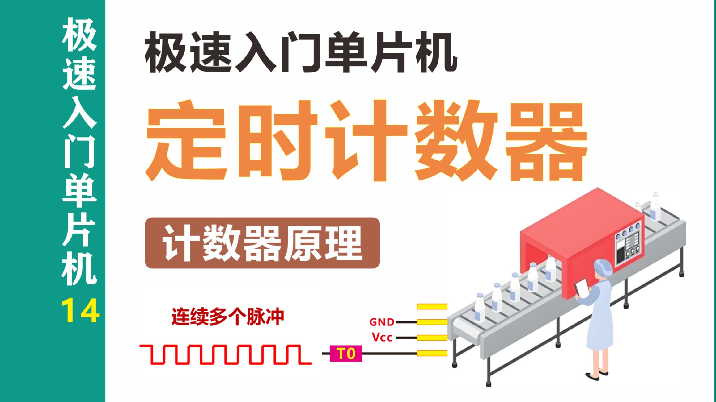 【极速入门单片机】单片机如何实现计数?内置计数器如何使用?