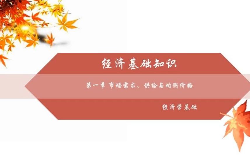 2022中级经济师 经济基础知识(完整版)中经 基础知识精讲