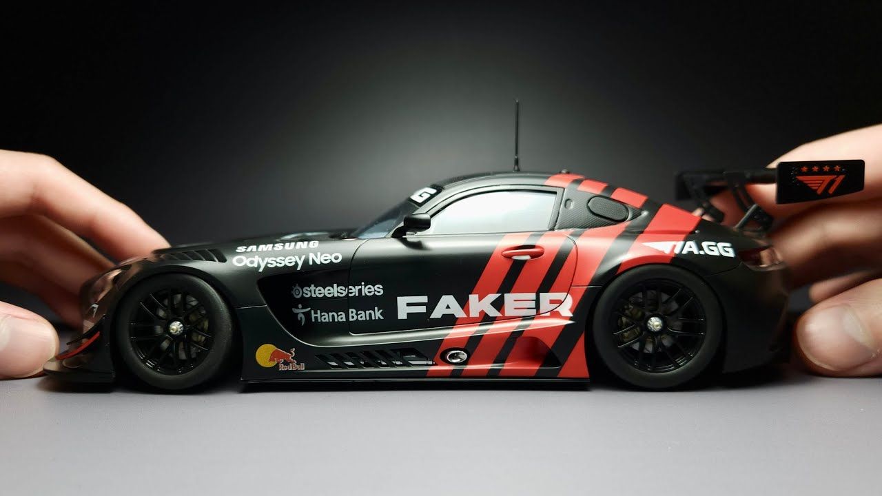 田宫 1/24 梅赛德斯奔驰 AMG GT3车模制作