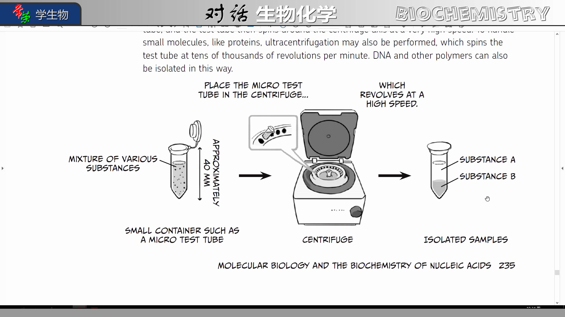 离心分离法 酶反应测定技术 11岁常荣对话生物化学实验3