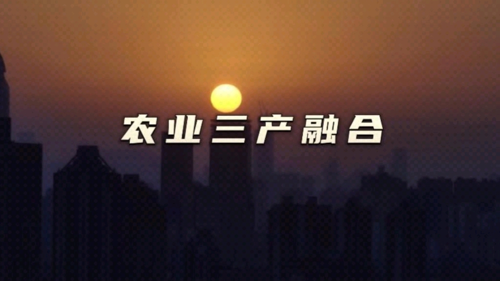 农业三产融合是农村发展的重要路径,将农业、工业和服务业相互融合,...