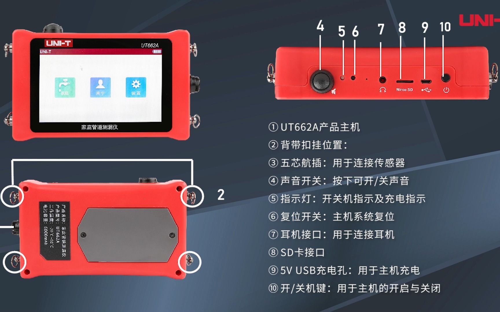 UT662A 家庭管道测漏仪