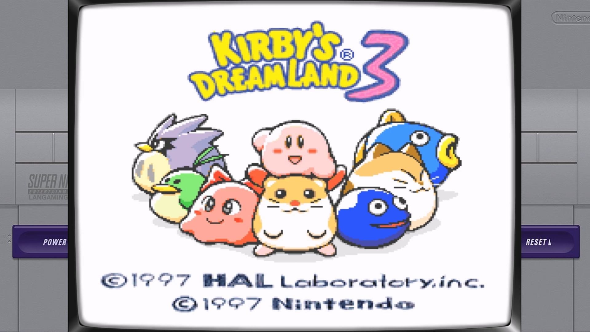 【卡比 重返梦幻岛3】SNES 怀旧主机经典游戏永久高清收藏版【超清...