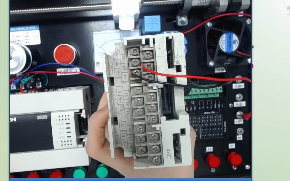 三菱3UPLCFX2N-4AD、4DA模块使用方法视频 零基础学习PLC自动...