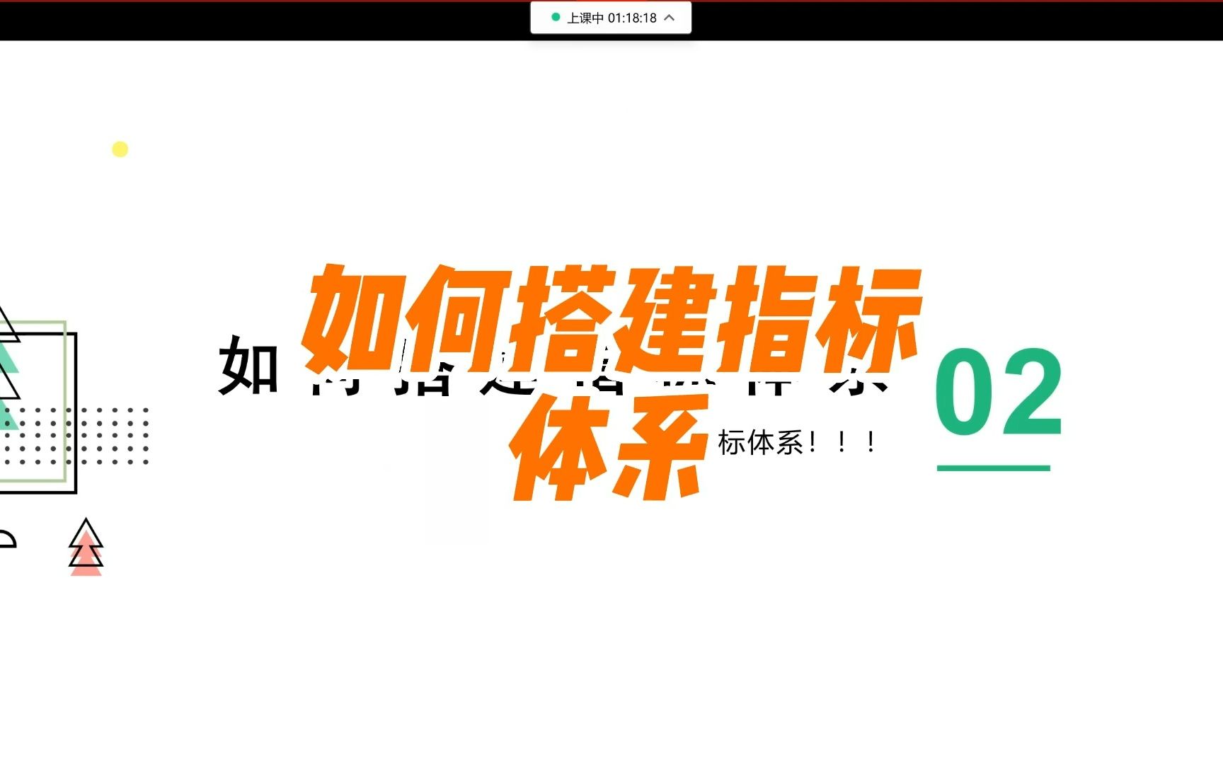 如何搭建指标体系