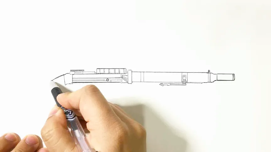 画一款经很有历史味道的轻机枪,它的经历故事都很多