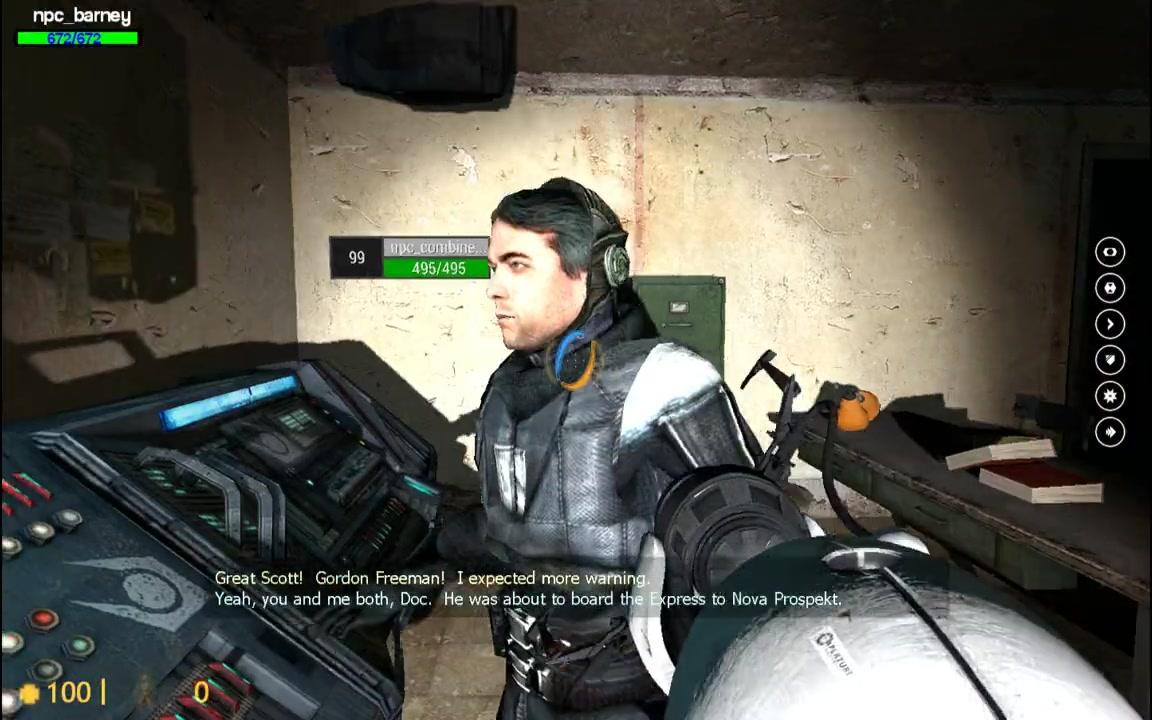 【gmod】当你在gmod加了等级插件后,玩半条命2的战役会发生什么