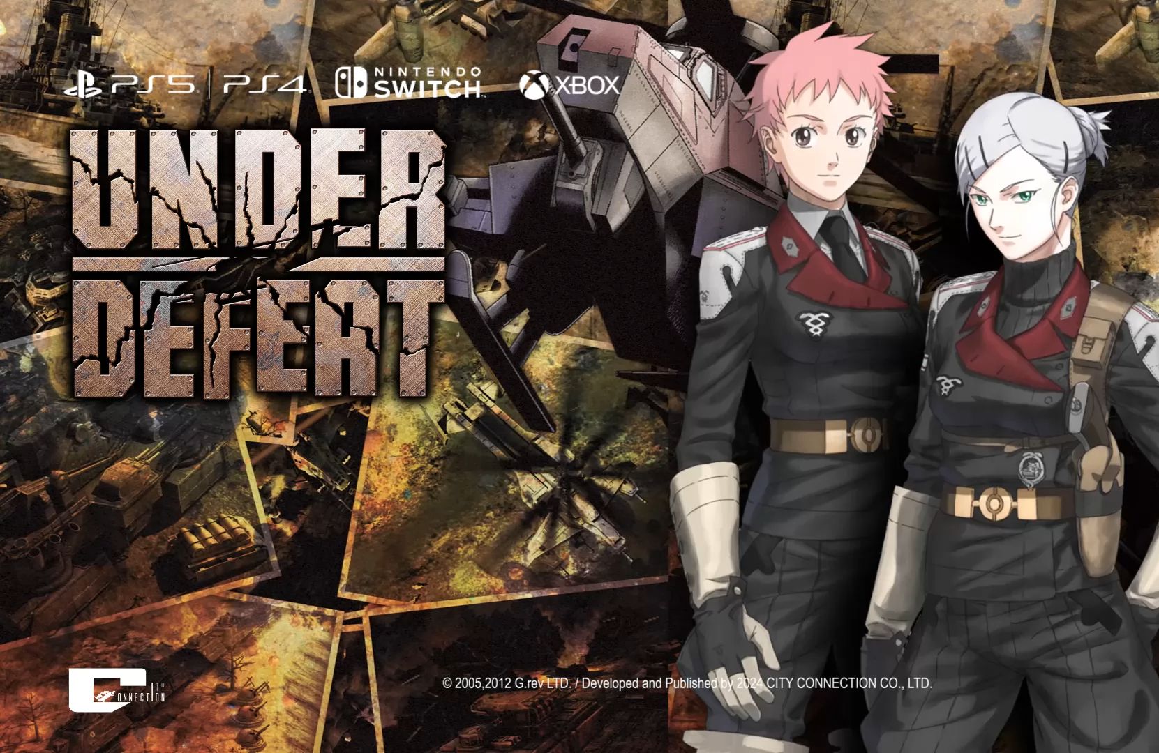 街机纵向卷轴射击游戏《天翔铁骑 / UNDER DEFEAT》Steam页面开放