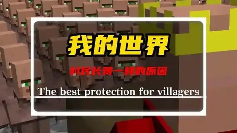 你是否好奇村民为何都长的一模一样