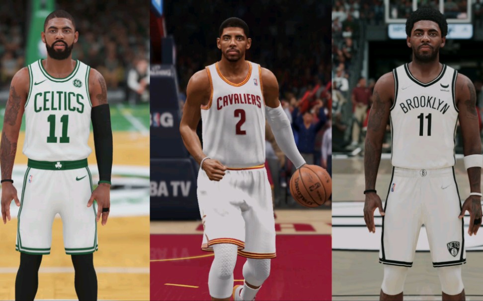 《NBA2K/LIVE》历代凯里欧文投篮及造型,德鲁大叔来了!_单机游戏...