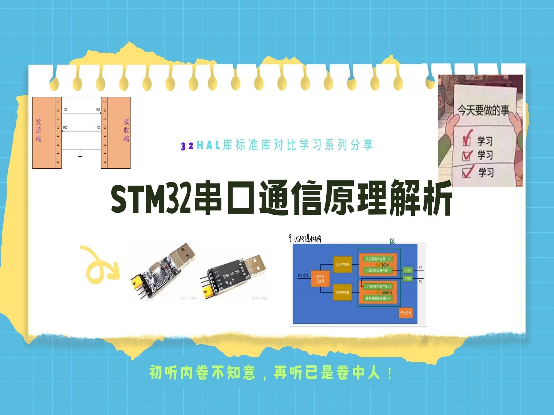 【通俗易懂】STM32 USART(串口通信)原理解析