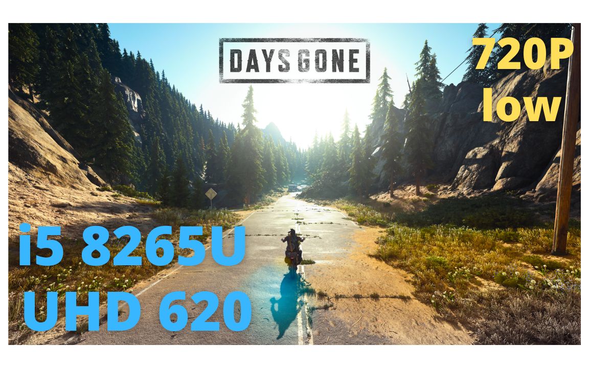 【核显玩游戏?】UHD 620 + i5-8265U | 720P最低画质 帧率测试 | 往日...