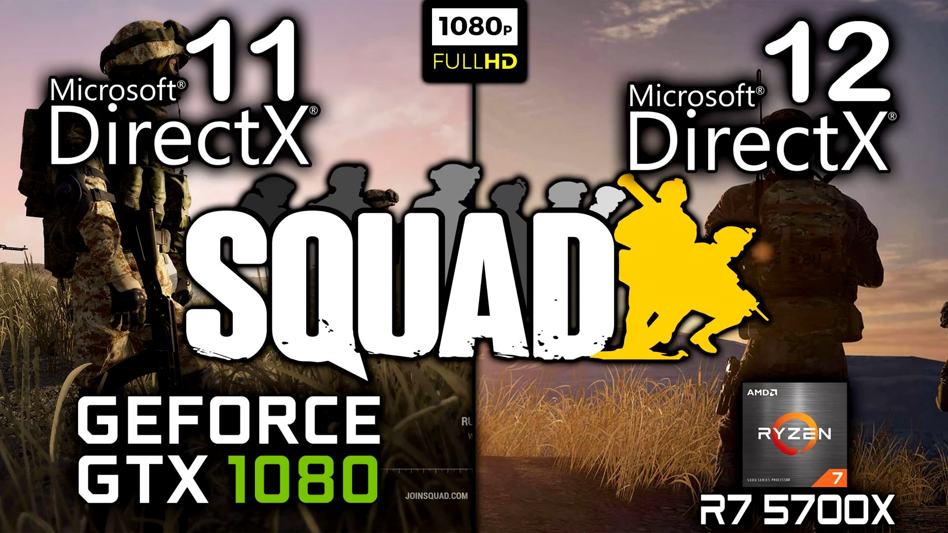 【战术小队】GTX1080两种框架对比!DirectX 11 vs DirectX 12