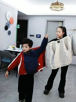 冬天节省穿衣时间的最佳方法 #人类幼崽迷惑行为大赏 #人类幼崽成长...