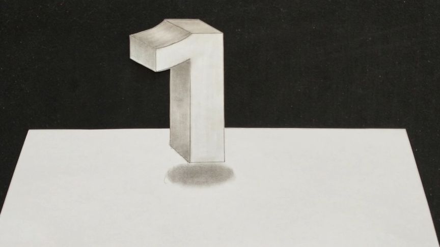 立体画教程,数字立体画就是这么简单,只要有一张白纸就能画