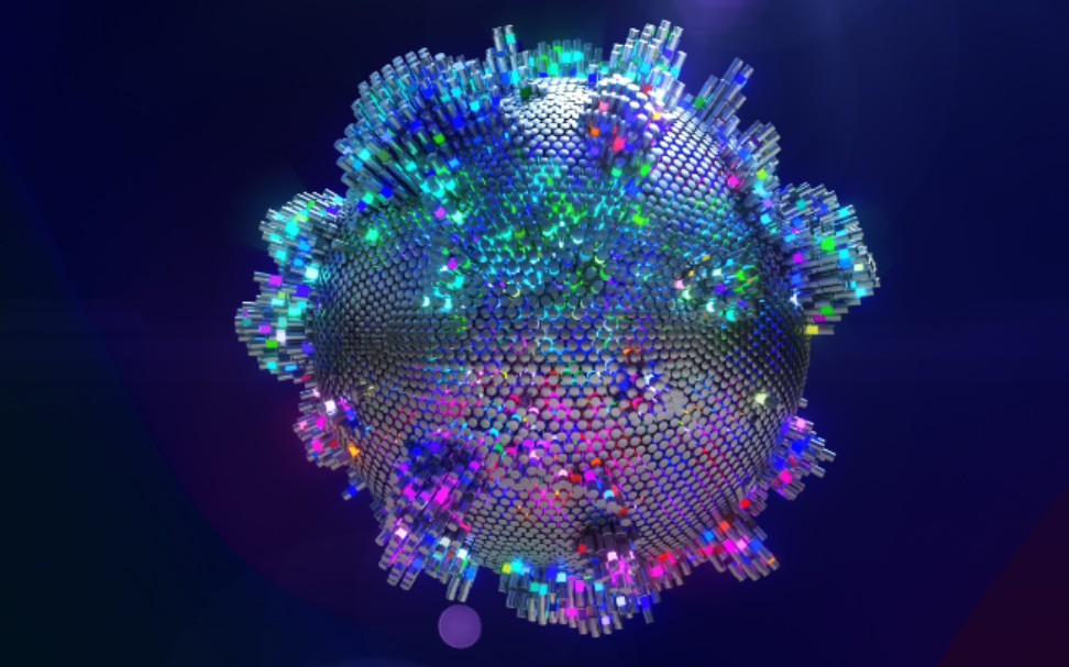 (RS高级教程)c4d利用redshift高效地克隆大量物体 并通过运动图形制作...