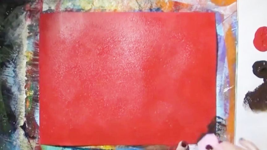 别浪费画画颜料了,学学这样画简单又好看!