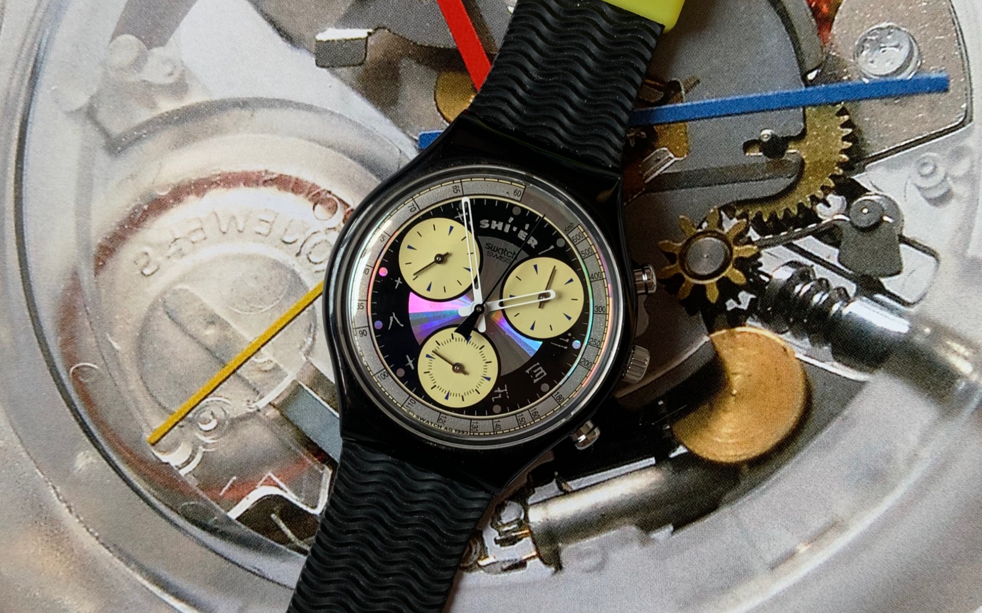 30年前的Swatch,五彩斑斓的黑