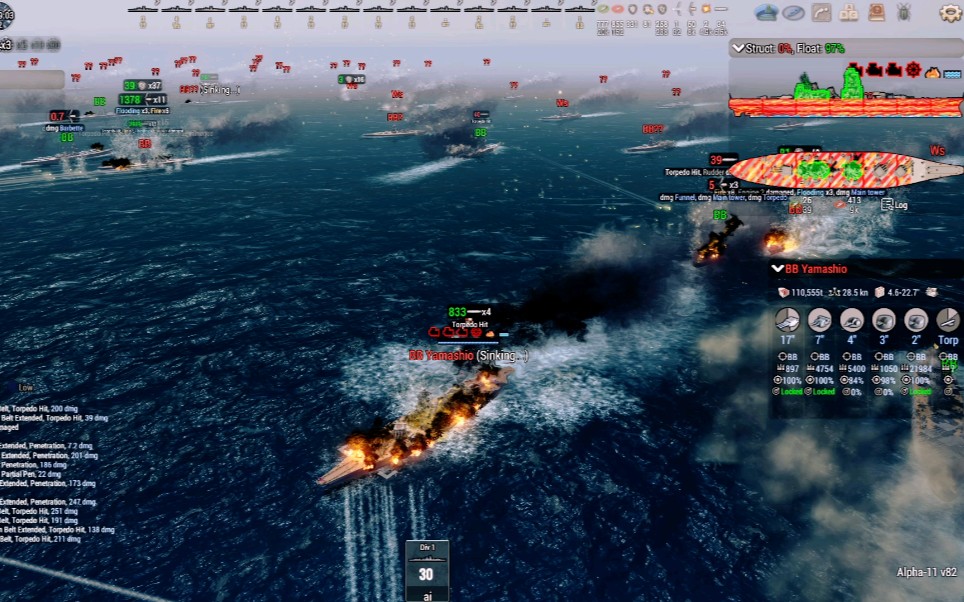 ...Dreadnoughts Alpha 11》试玩之二 “一场混战” #终极将军:无畏舰#