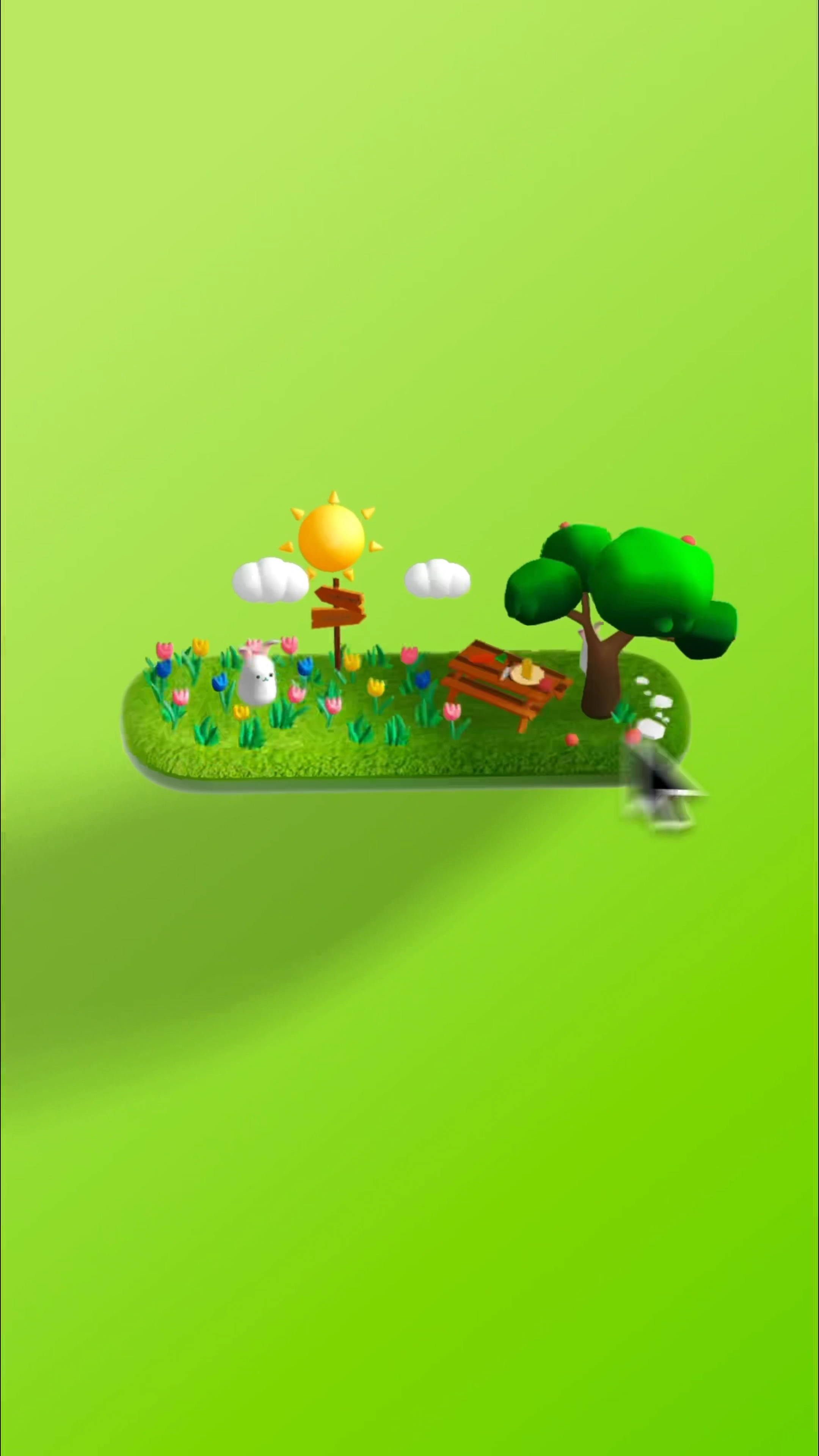 一眼爱上的3D icon交互动画,集齐春夏秋三个季节这是由设计师...