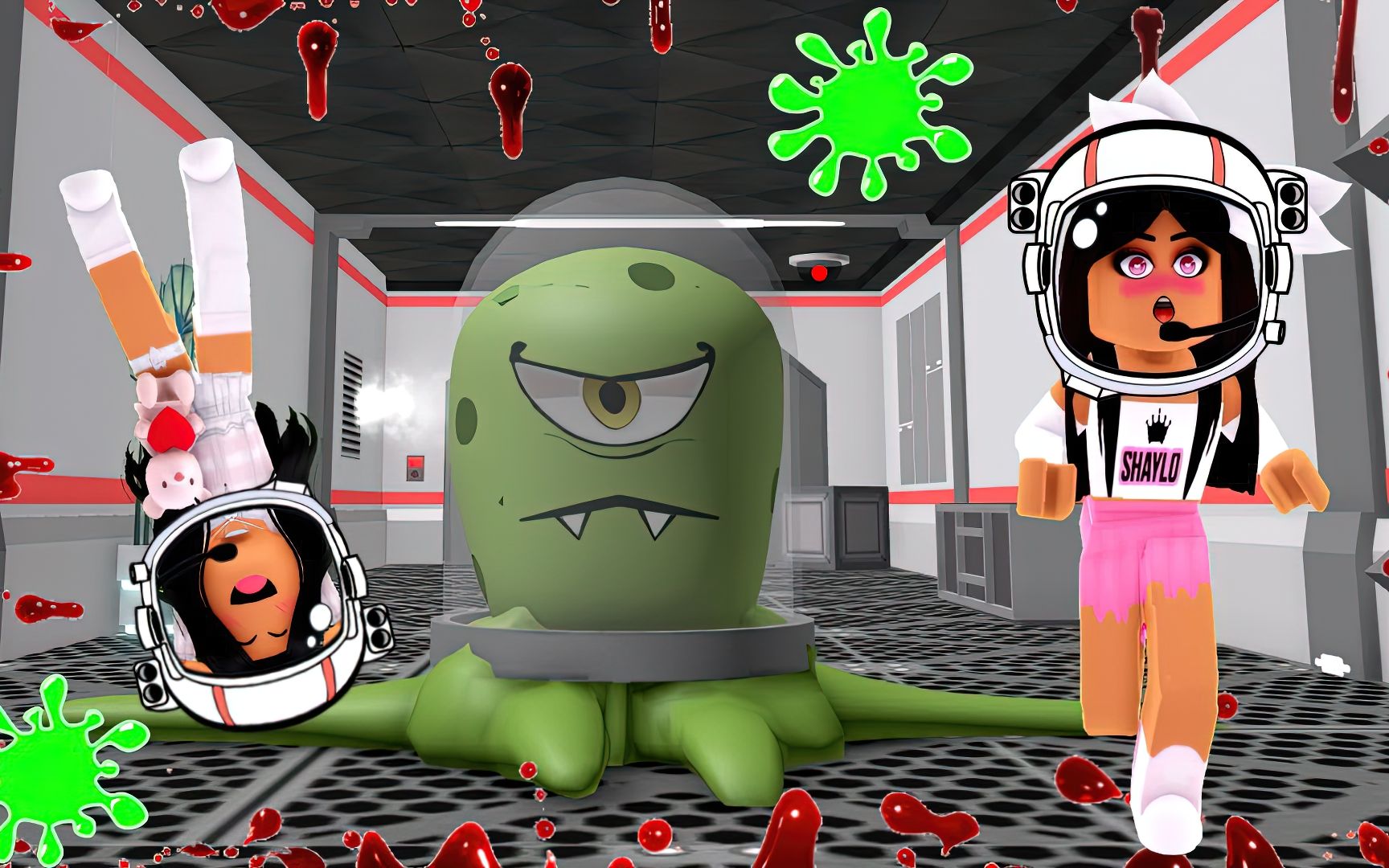 Roblox逃离太空:被UFO抓入太空,辗转几个星球终于逃脱!灰狼_哔哩...