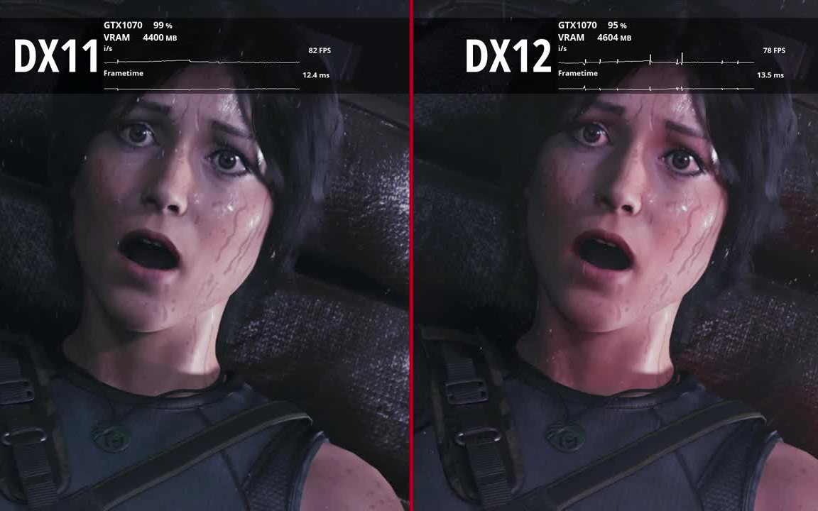 【画质对比】古墓丽影暗影DX11和DX12画面和帧率的区别~