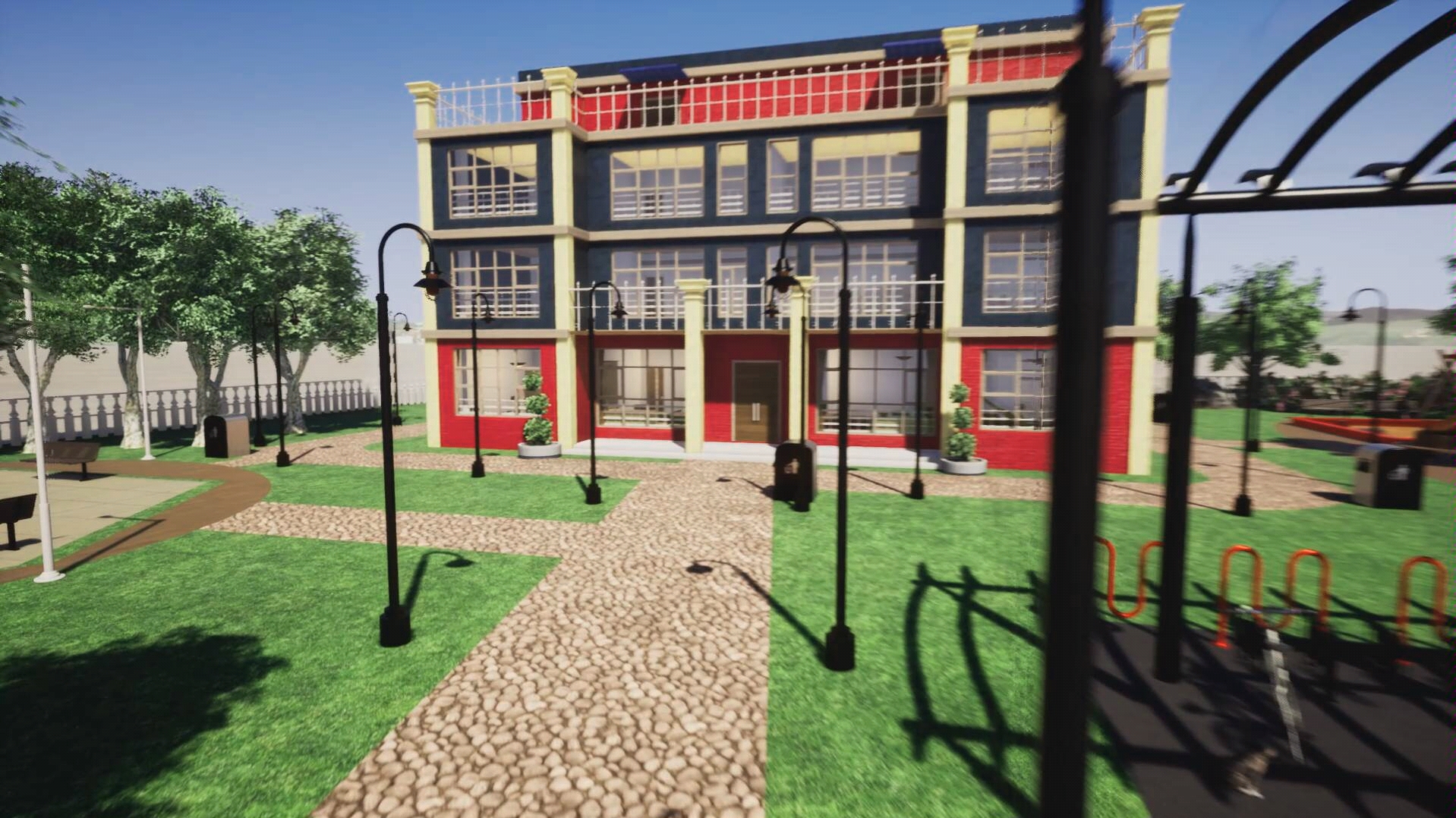 【学生作业】外教公寓二期BIM三维建模