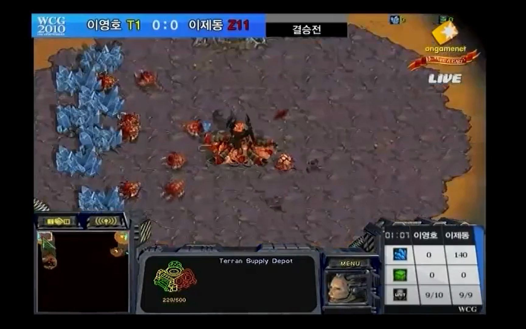 星际争霸Flash经典比赛TOP10 WCG10 Flash vs Jaedong_电子竞技...