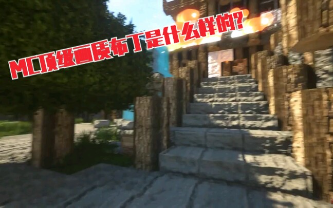 【我的世界/最强画质】我的世界装上顶级画质补丁包后是什么样的?