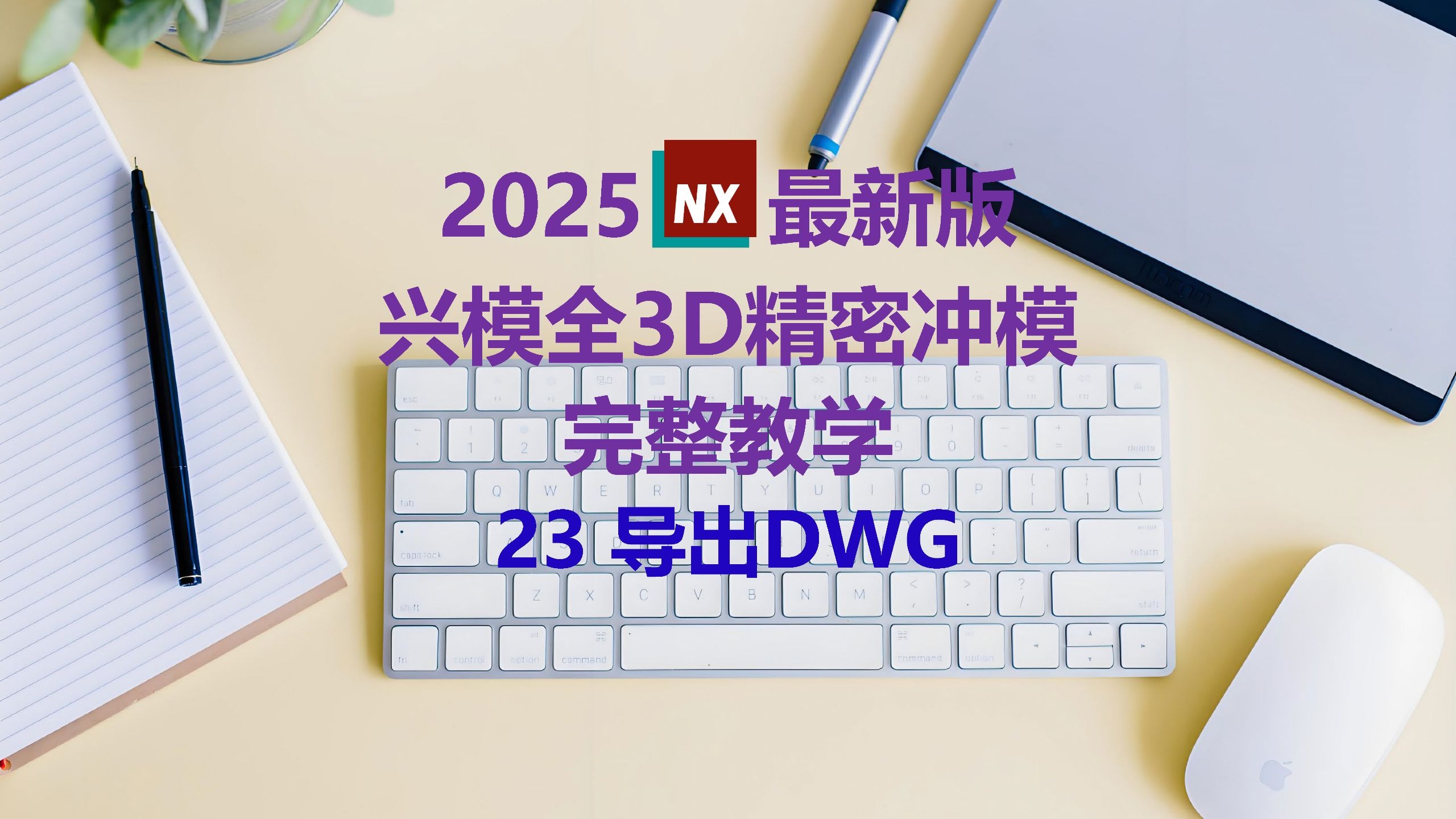 2025NX最新版,精密冲模完整教学 23导出DWG
