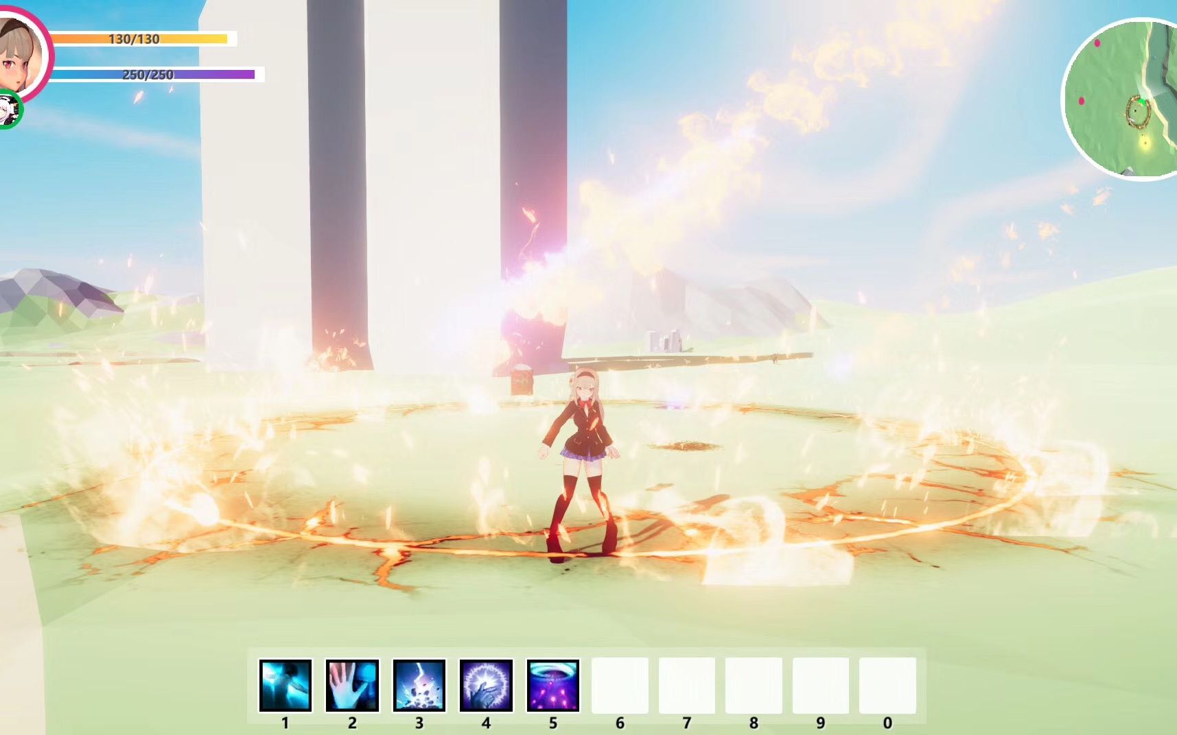 【Unity3D】 ARPG游戏——无境 毕业设计演示视频