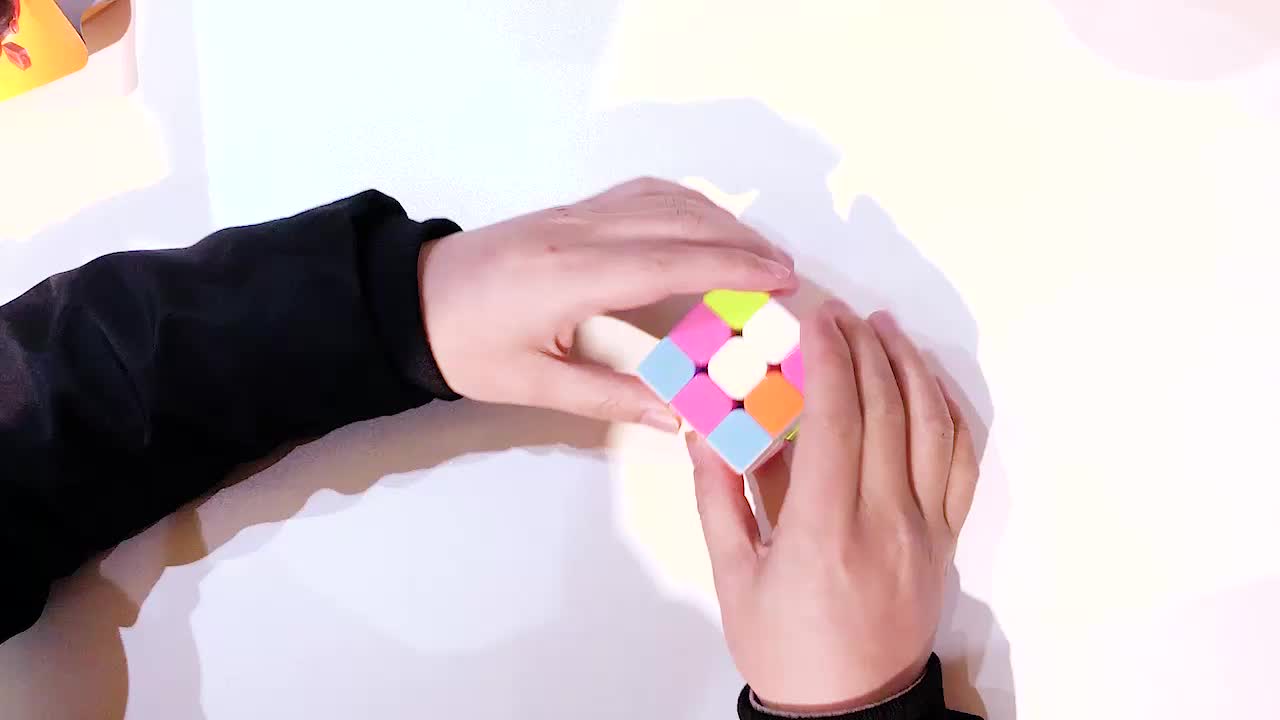 魔方基础还原教程-每个人都能学会的教程。效果方法演示预览!