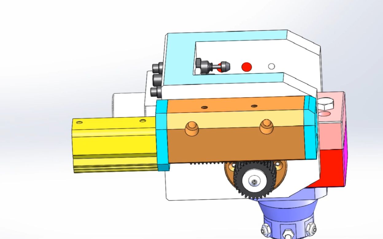 SolidWorks非标自动化设计教程:齿轮齿条翻转机构设计