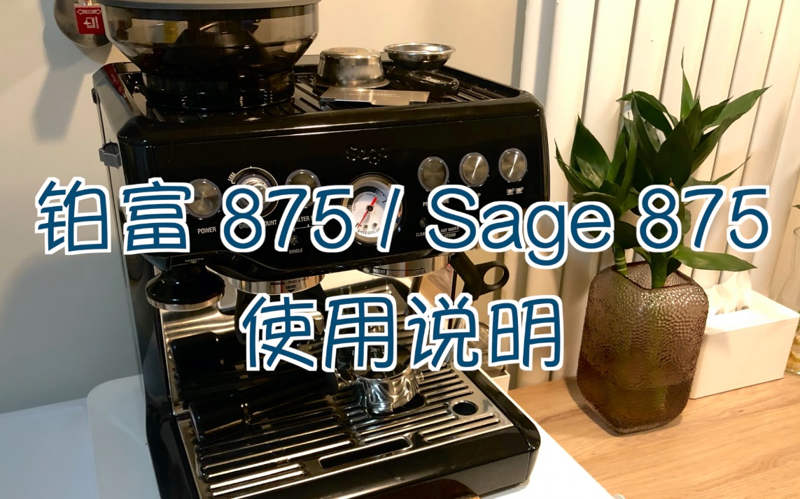 「铂富875」接地气的半自动咖啡机使用指南 小白必看 这么热的天 哪...