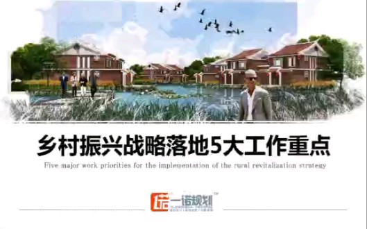 乡村振兴战略落地5大工作重点