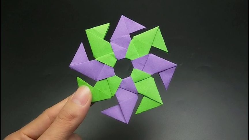 这款飞镖折纸终于折出来,步骤简单又飞得远,玩一天都不腻