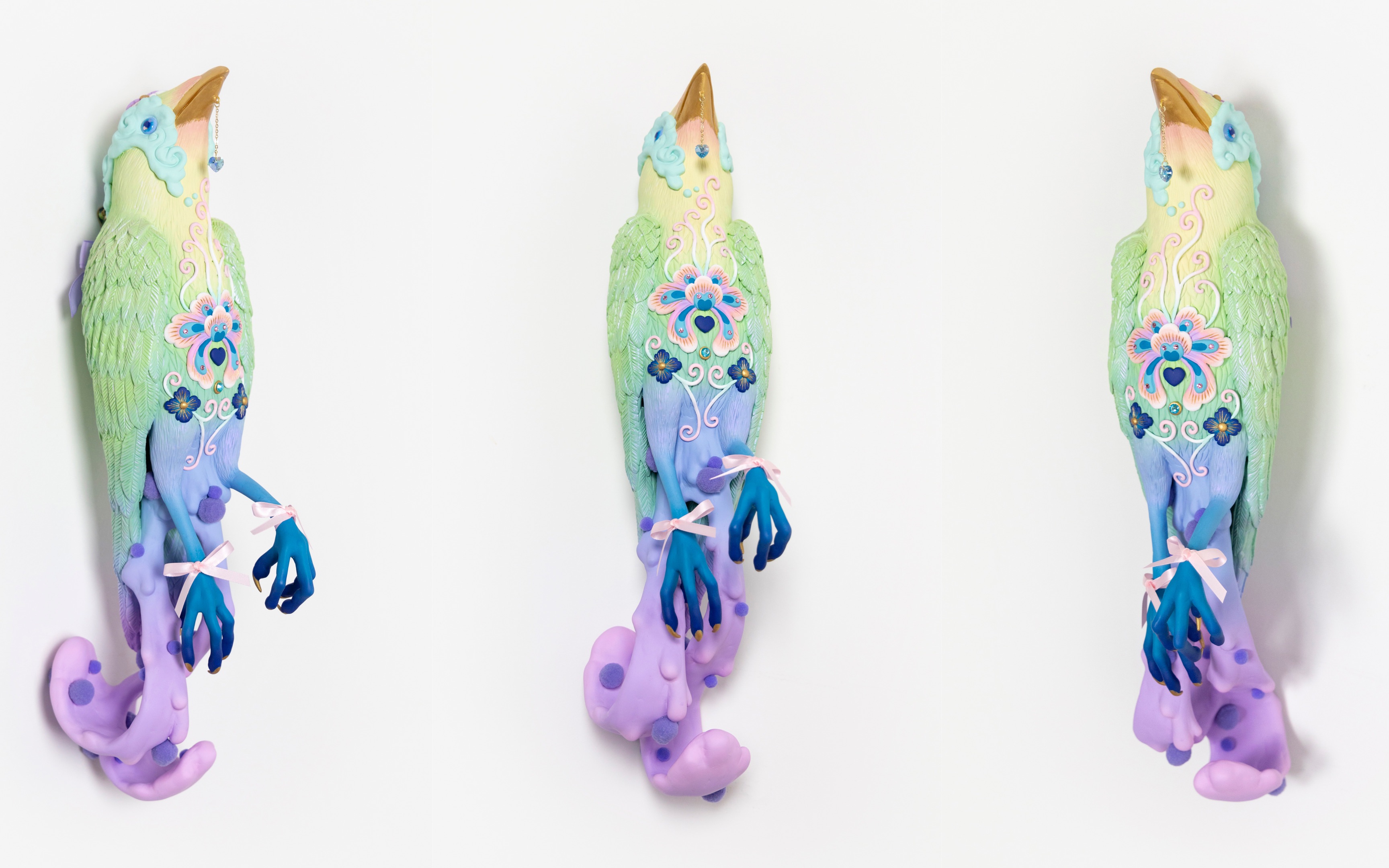 最美的羽翼|「冬眠」原创雕塑制作过程