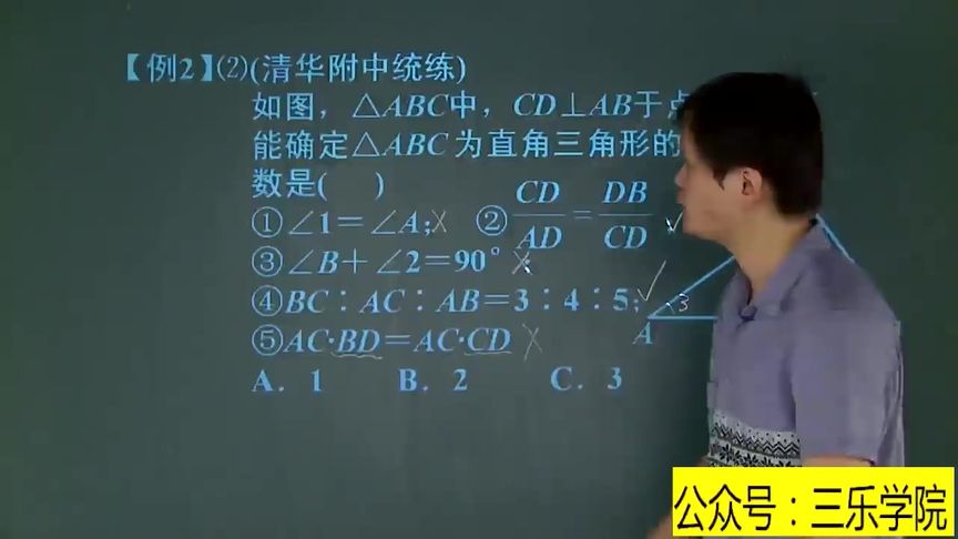「3」相似之相似三角形的性质与判定进阶篇(上)例2